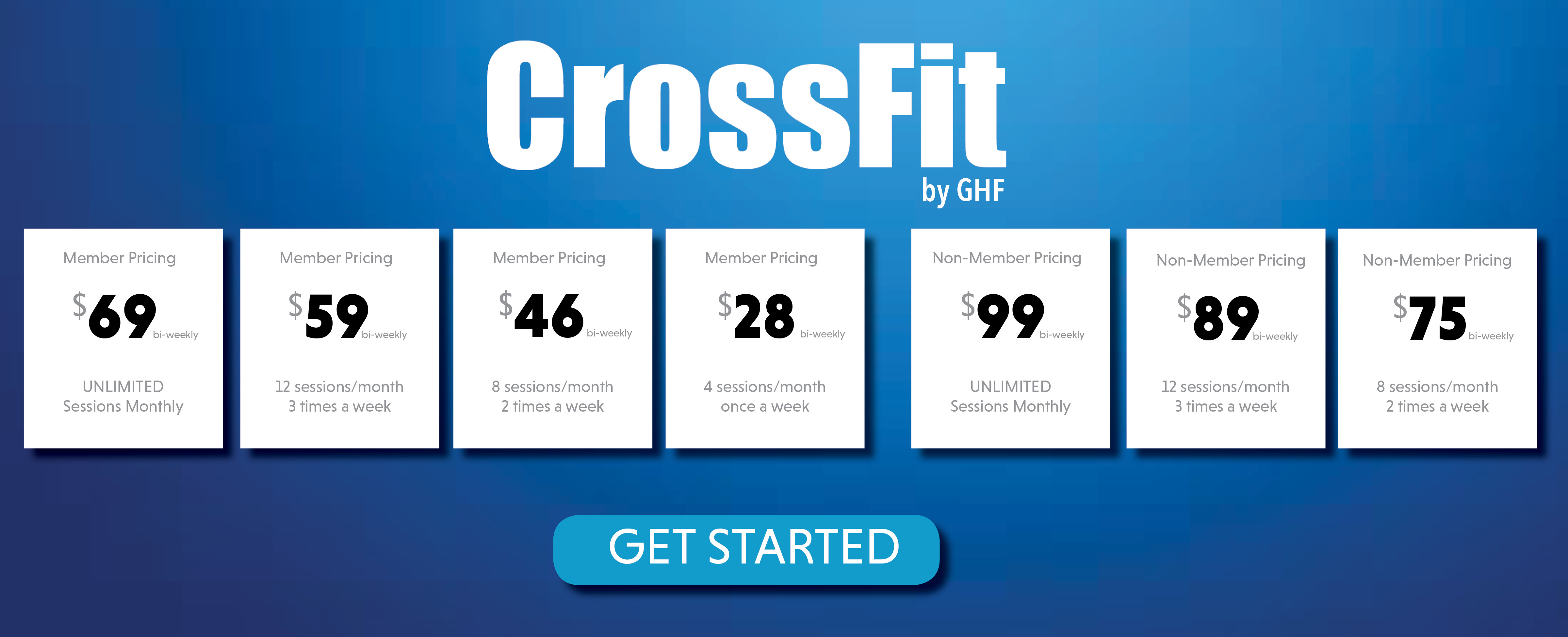 Pricing for GHF CrossFit - Gainesville Health & Fitness